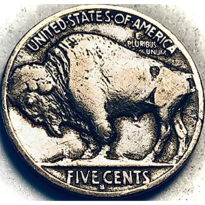 1916 S Buffalo Indian Nickel Seller Very Fine