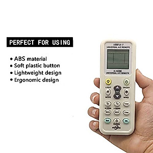 K-1028E Universal Air Conditioner A/C Remote Control for Haier, Hitachi, Panasonic, LG, Sharp, Gree, Midea, Bosch, Toshiba, Sanyo Air Conditioner Remote Control 1000 in 1