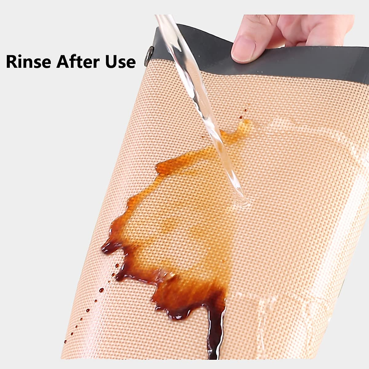 Silicone Baking Mat Eclair Baking Mat Leak Proof silicone baking mat - 4 Sheets Reusable Food Baking Mat for Non-Stick Bakeware Mats Oven Liner for Making Macaron, Pizza, Cookie, Pastry, Bread