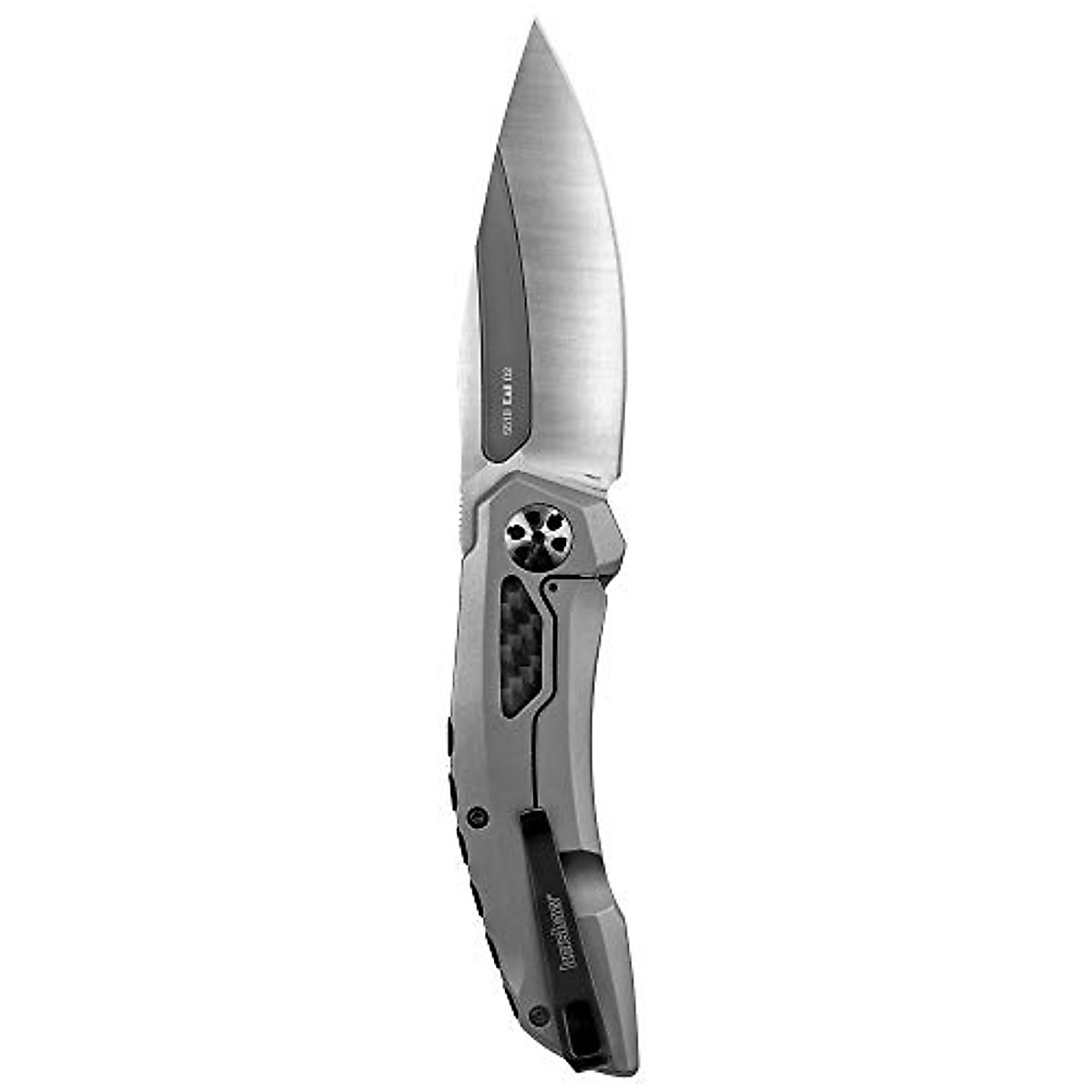 Kershaw Norad Folding Pocket Knife, 3.3 Inch Blade with Manual Open, Frame Lock (5510), Black