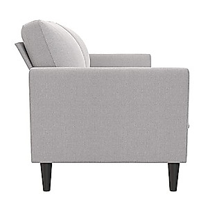 Mr. Kate Winston Sofa with Pocket Coils, Light Gray Linen