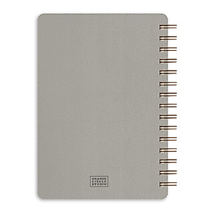 Orange Circle Studio Agatha 2024 Weekly Planner, Spiral Notebook, Weekly & Monthly Calendar Views, To Do List Notepad, Appointment, Budget & Goal Tracker, 17-Month Agenda for School/Work, Greige