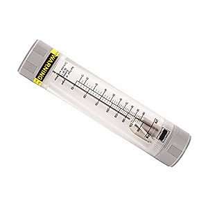 Liquid Flow Meter, Acrylic Plexiglass Tube Water Liquid Flowmeter Flow Measuring Tool LZM-40G 10-100GPM G1-1/2" or BSP Connection Used for Measuring The Flow Rate of Liquid Medium