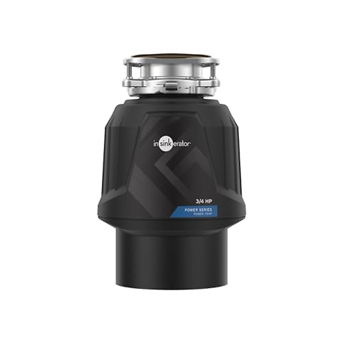 InSinkErator Power .75HP, 3/4 HP Garbage Disposal, Power Series EZ Connect Continuous Feed Food Waste Disposer, Black