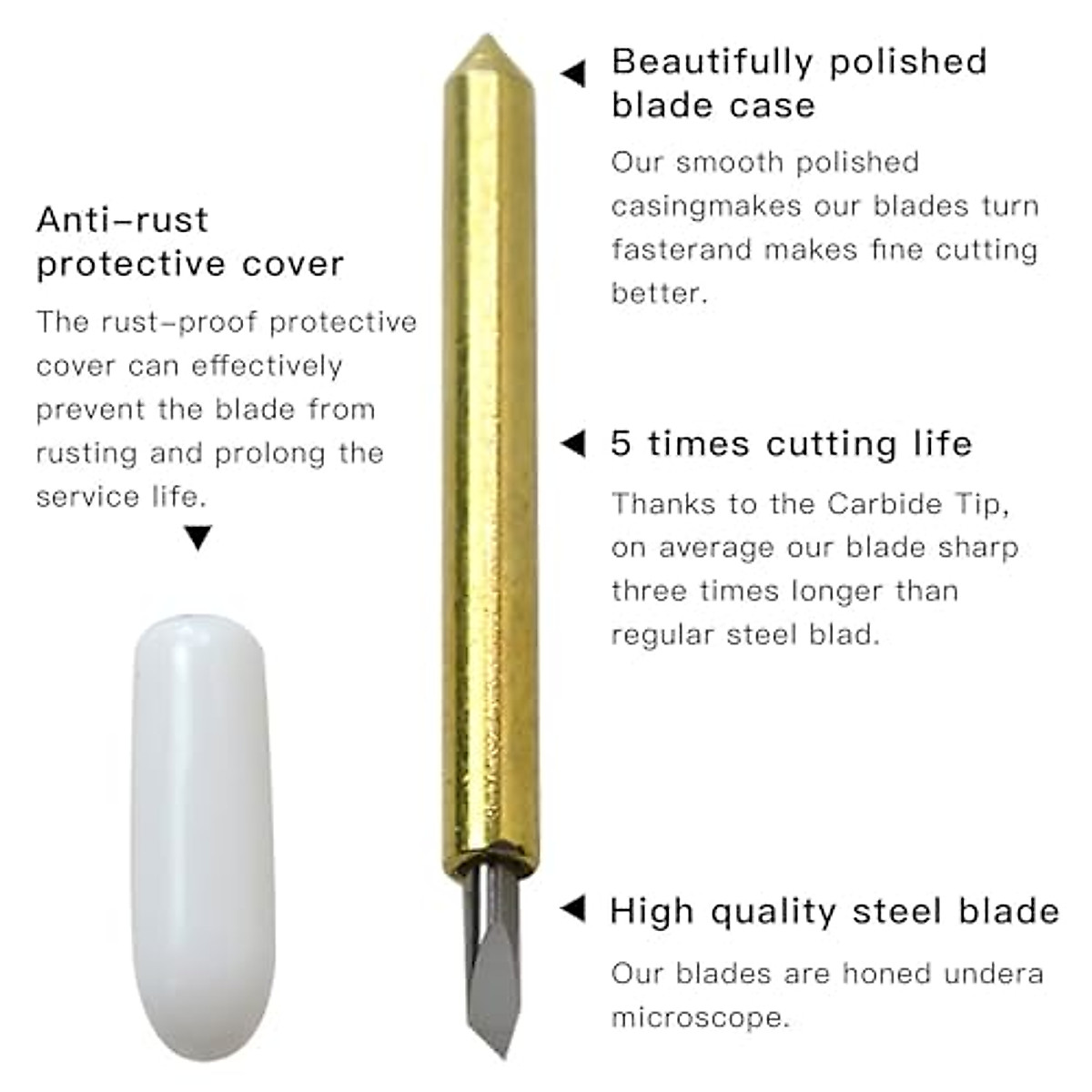 Zafina-UP 10PCS Cut Precisely and Clean Premium Fine Point Blade Cutting Sharp and Smoothly fit for Explore Air/Air 2/Explore Air 3