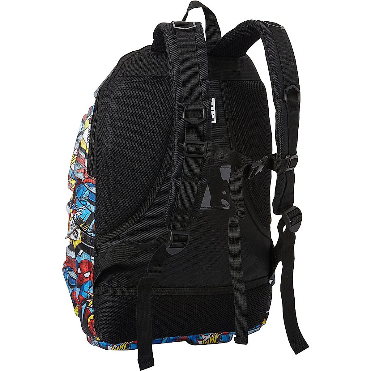 Madpax Marvel Spiderman Comic Strip Backpack, Multi/Black, One Size