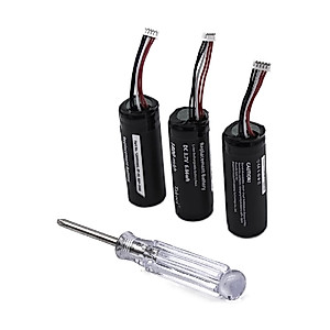 TAKOCI (3PCS) Replacement Battery for Datalogic QuickScan QBT2X QBT2400 QBT2131 QBT2400 QM2400 QBT2101 QBT2430 QBT2430 QBT2131,fits Part Number RBP-2X00 BT-32 128003203