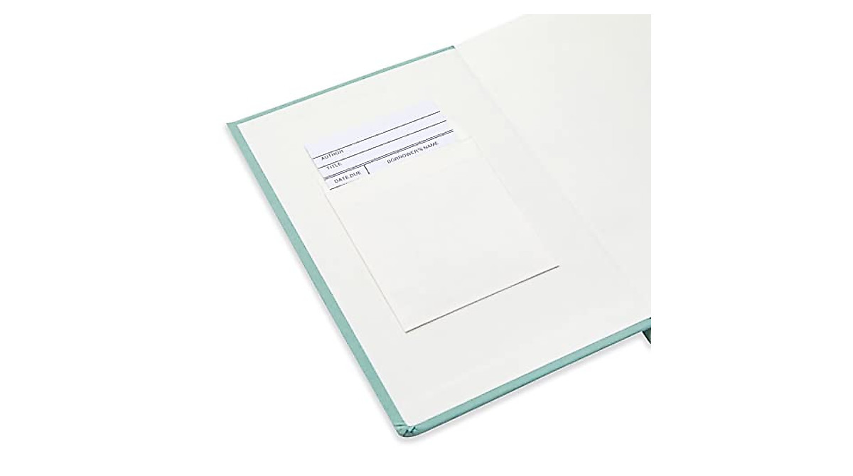 250-Pack Library Cards for Easy Book Tracking