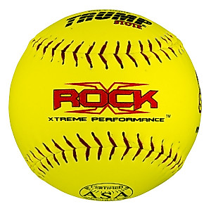 1 Dozen Trump X-Rock ASA 12" Softballs - 44cor/.375 Compression (X-Rock-ASA-Y-2)