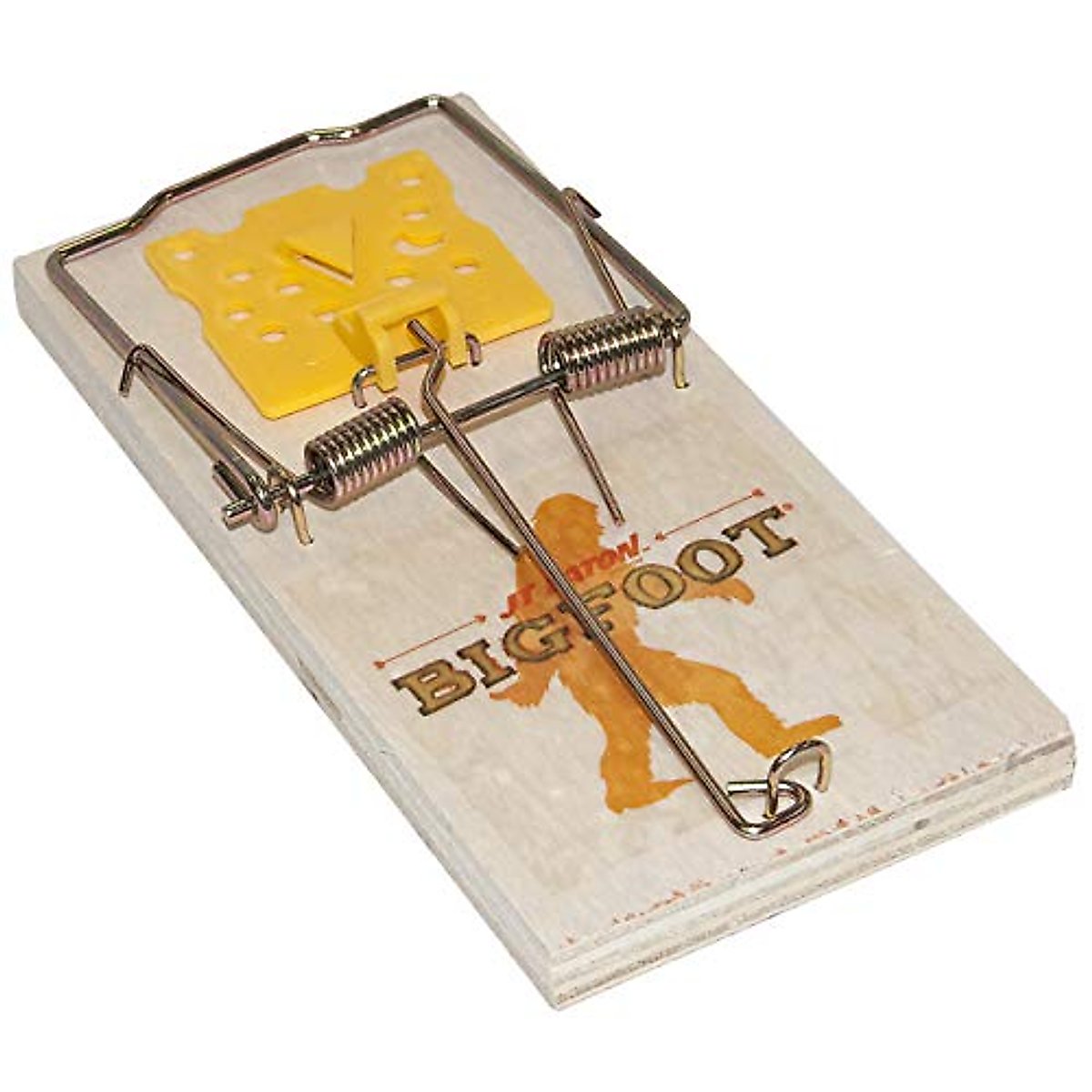 JT Eaton 403-12 Rat Size Spring Action Wooden Snap Trap with Expanded Trigger (Pack of 12)