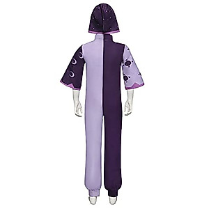 Beowyro Kids The Owl House Collector Cosplay Jumpsuits TOH Collector Costume Bodysuit Hooded Suit Halloween Outfits for Boys Girls (Small, Collector)