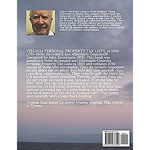 VIRGINIA PERSONAL PROPERTY TAX LISTS, ca 1800 [1795-1804]: (Accomack and Albemarle Counties)