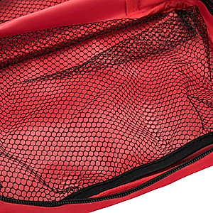 Jipemtra Red First Aid Bag Empty Travel Rescue Pouch First Responder Storage Compact Survival Medicine Bag for Car Home Office Kitchen Sport Outdoors