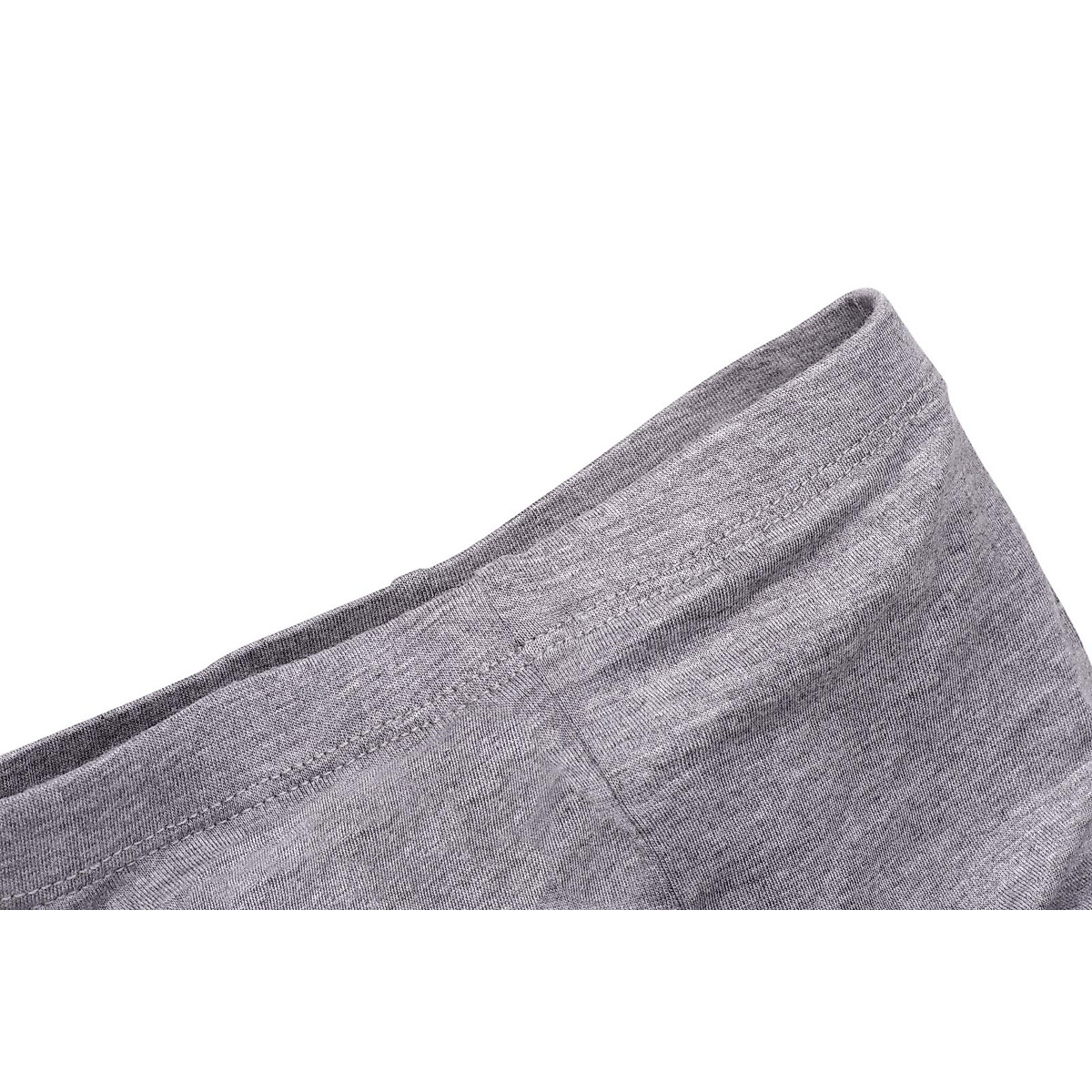 Go Little One Go Anti-Slip Bamboo Baby Crawling Leggings Pants - Helps Learning to Crawl on Slippery Floors Easier and Safer (Heather Grey, One Size)