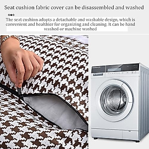 BREAUX Egg Rocking Chair with Cushion for Front Porch,Modern Rocker Chair for Balcony,Outdoor Patio Rocking Chairs(A)