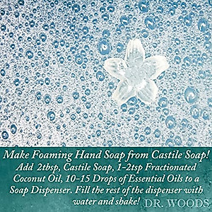 Dr. Woods Peppermint & Tea Tree Liquid Castile Soap with Organic Shea Butter Variety 2 Pack