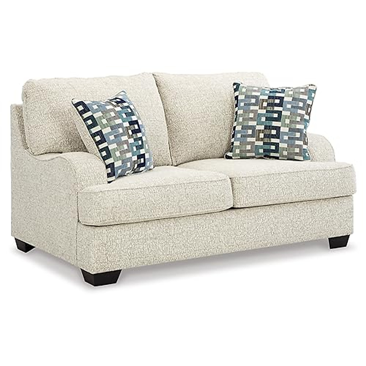 Signature Design by Ashley Valerano Casual Loveseat for Living Room, Beige