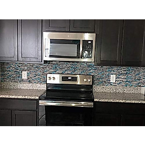 Art3d Decorative Tile for Kitchen Backsplash or Bathroom Backsplash (5 Pack)