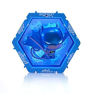 WOW! PODS DC Comics Light-Up Bobbling-Head Superhero Figure Collectible Toy (Metallic Batman), Multi-Color