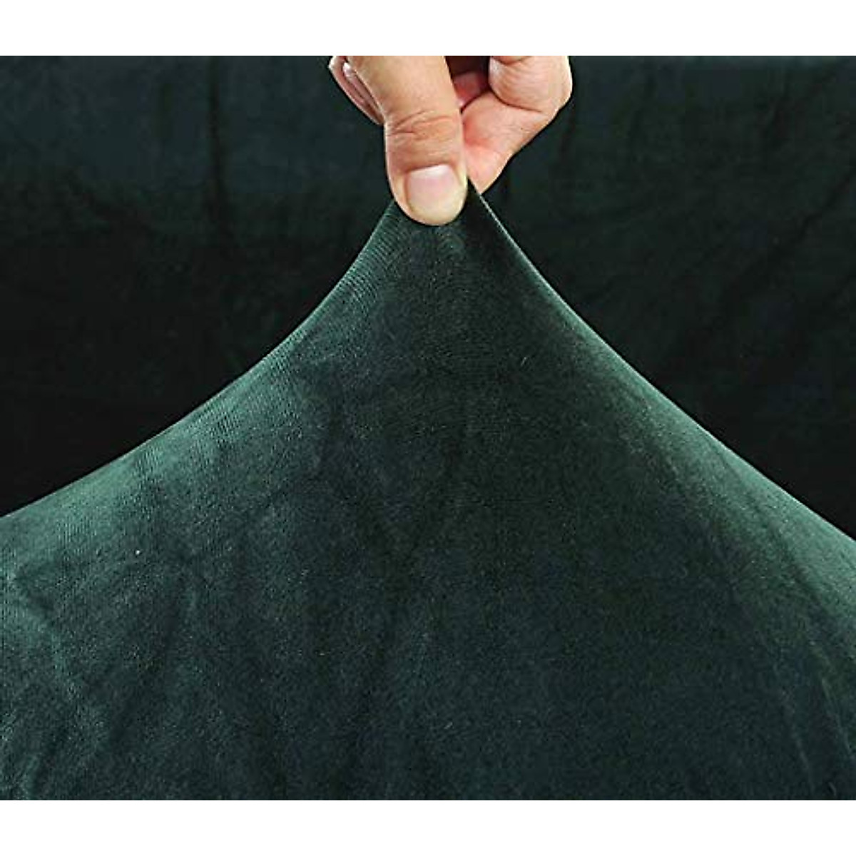 IMYOGI High Stretch Sofa Covers Thick Sofa Covers 1/2/3/4 Seater L Shape Sofa Protector Velvet Easy Fit Elastic Fabric Stretch Couch Slipcover-4 Seater+4 Seater-Lake Blue