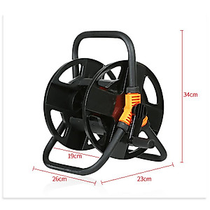 Hose Winding Reel, Hose Storage Reel, Hose Reel Water Pipe Storage Rack ABS Single Arm Tool, Portable Hose Cart Water Pipe Storage Rack Reel Garden Tool Accessories for Garden Car Washing Watering