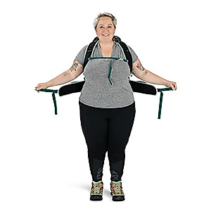 Osprey Tempest 20L Women's Hiking Backpack with Hipbelt, Jasper Green, WM/L, Extended Fit