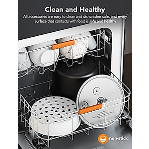 GoveeLife Smart Rice Cooker, 6-in-1 Multi-Cooker, Slow Cooker, Yogurt Maker, Saute Pan, Steamer, Food Warmer, 1000W, 10-Cup Uncooked 5.2 Quart, Includes App with 33 Recipes