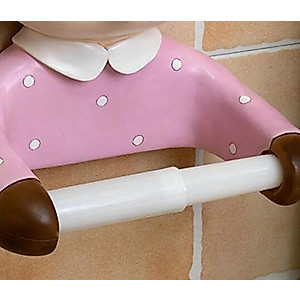 SHUANGJ Toilet Toilet Paper Towel Roll Paper Box Creative Cartoon Cute Sika Deer Roll Paper Hanger Wall-Mounted Free Punch Fantasy Unicorn