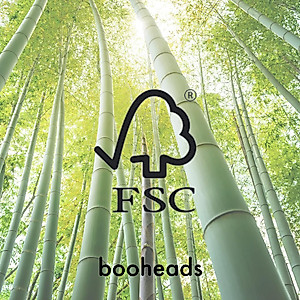 booheads - Bamboo Electric Toothbrush Heads | Biodegradable Eco-Friendly Sustainable Recyclable | Compatible with Sonicare (Mini 4)