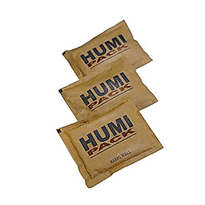 Hydro-Gel Humidifier (3X / Lot) Humi-Pack 60gr Cigar Humidor Humidifier - Humidification Packs - 72%RH Humidity Control - All In One Solution 4x4.5x1.5