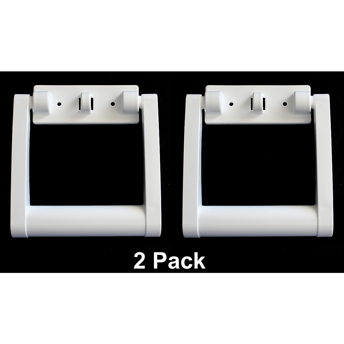 JSP Manufacturing White Aftermarket Plastic Igloo Cooler Replacement Handles for 25-72 qt Coolers 21023 (2)