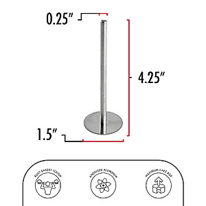 Fat Daddio's HCR-425 Stainless Steel Heating Rod for Baking & Cooking, 4.25 x 1.5 Inch…