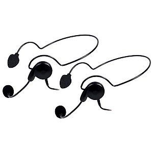 Midland AVPH5 Behind The Head Headset – Ergonomic Push To Talk Headset – Compatible with all Midland GMRS Radios