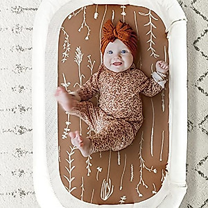 Stretchy Ultra Soft Fitted Bassinet Sheet Set 3 Pack, Universal Fit for Bassinets Baby Cradle Moses Basket Oval Rectangle Mattress Safe and Snug, Cute Jungle Squirrels and Animals