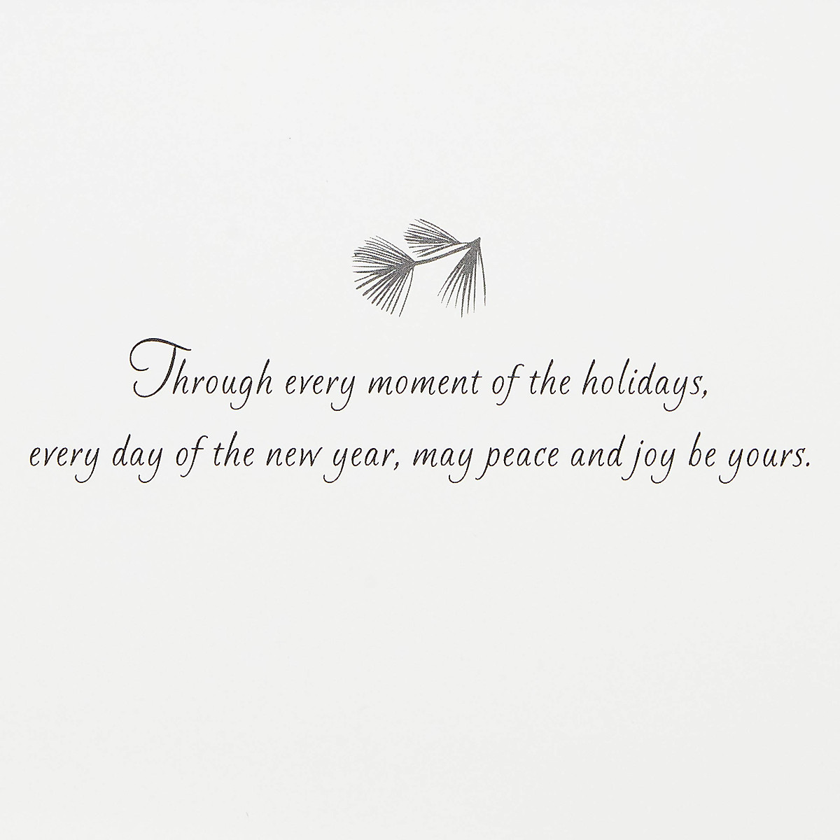 Hallmark Boxed Holiday Cards, Festive Greenery (40 Cards and Envelopes)