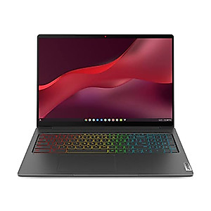 Lenovo IdeaPad Gaming Chromebook - 2022 - Chromebook Gaming Laptop - Intel Iris XE Graphics - 16" Display - 8GB Memory - 256GB Storage - Intel i5 12th Gen - Storm Grey