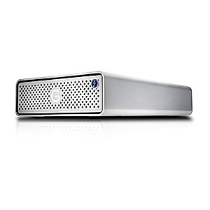 G-Technology 10TB G-DRIVE with Thunderbolt 3 and USB-C Desktop External Hard Drive, Silver - 0G05378-1