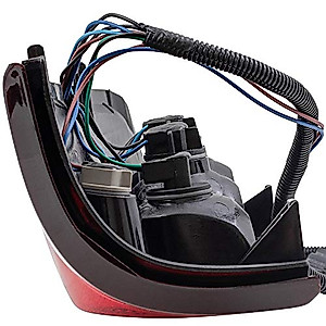 Brock Replacement Driver and Passenger Set Tail Lights Compatible with 2004-2007 Silverado Fleetside Pickup Truck 19169004 19169005