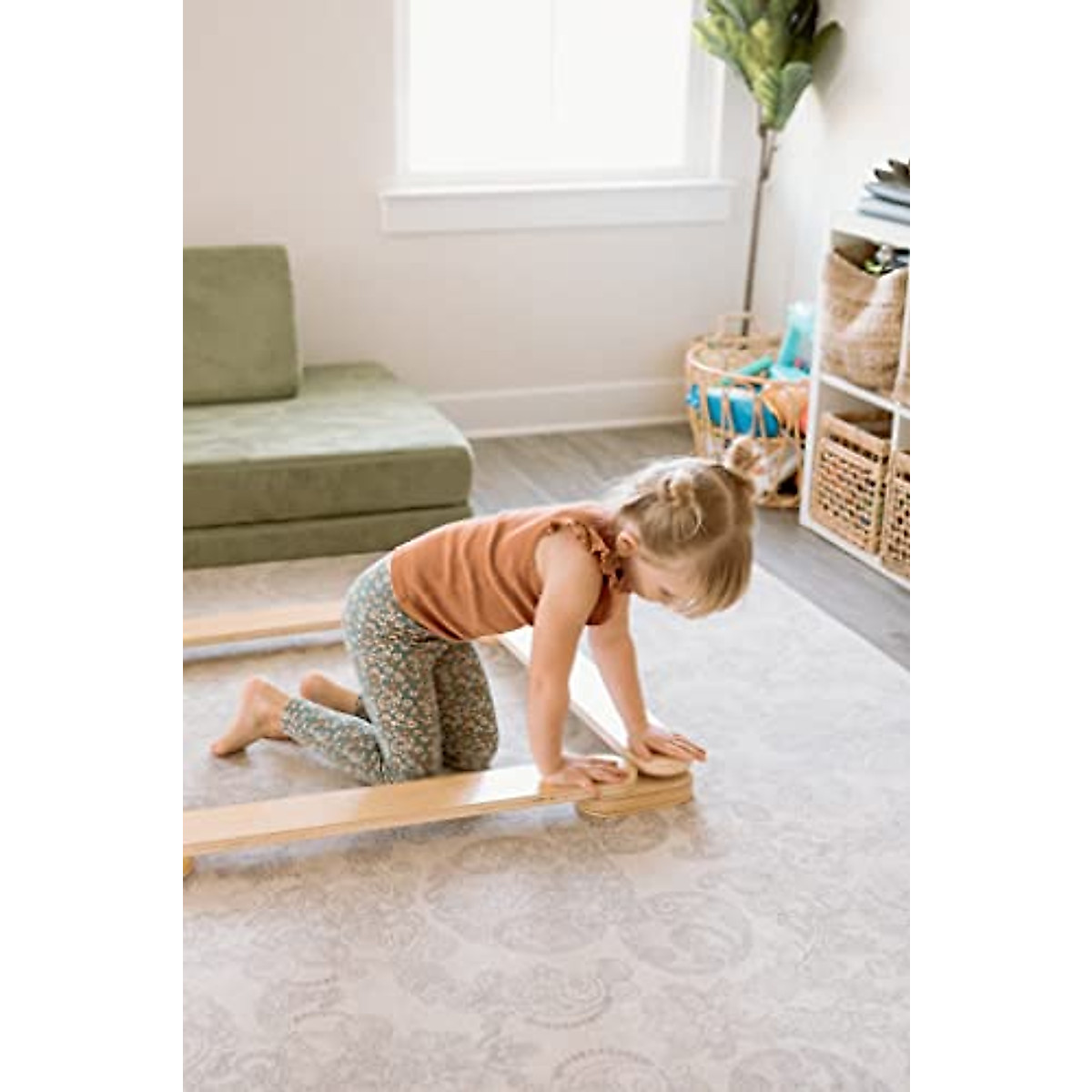 Piccalio® Acrobat | Wooden Montessori Gymnastics Balance Beam | Balance Board | Balancing Toy | Ages 18mo to 8yr