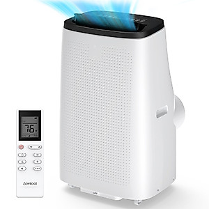 Portable Air Conditioners,14000 BTU Portable Air Conditioner for Room Up to750 Sq.Ft, 24H Timer, Remote Control, Sleep Mode, Window Kit Included, 3-In-1 Quiet Ac Unit for Home/Office/Dorms White