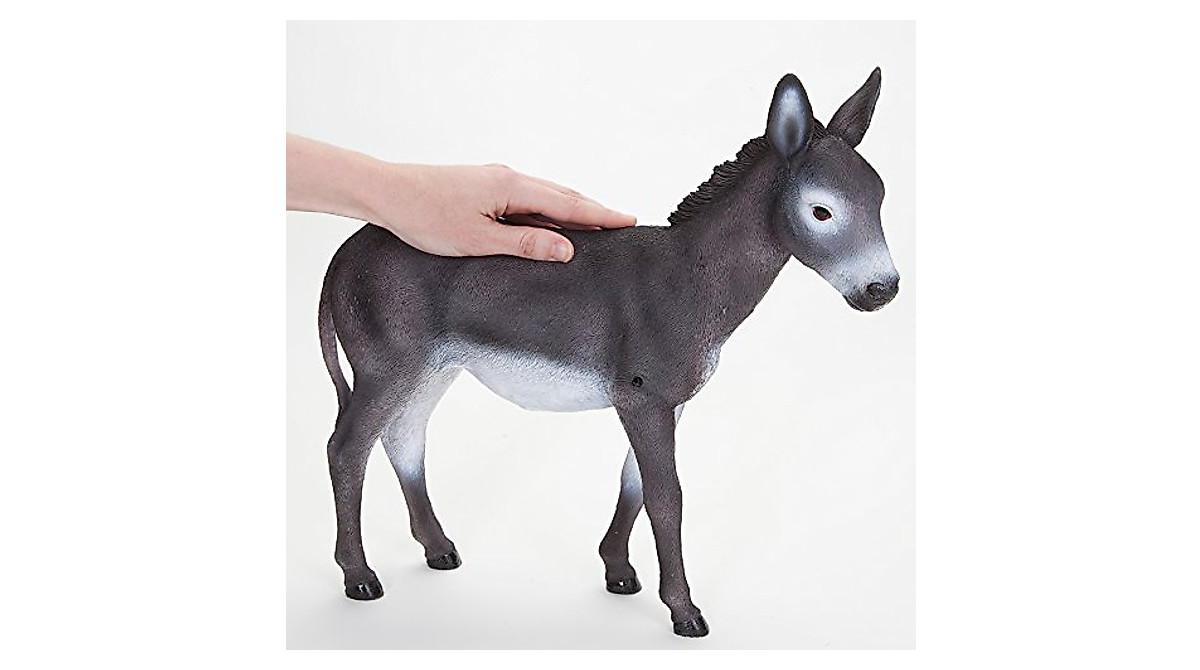 Diego The Donkey Motion Sensor Garden Statue by Bits & Pieces