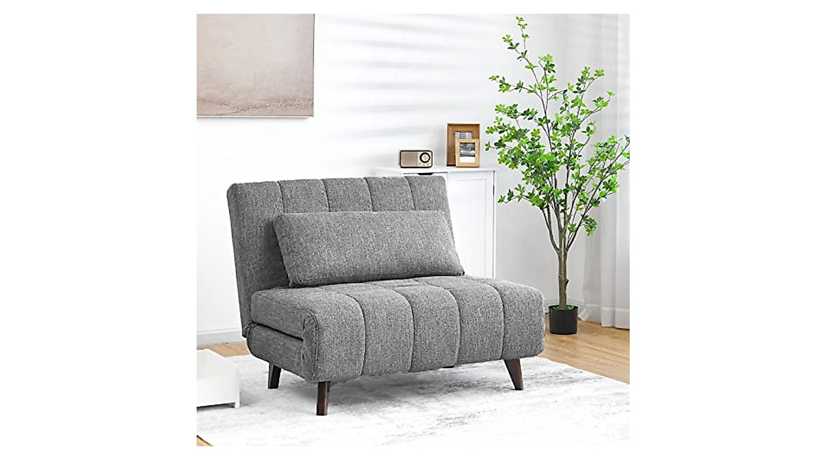 Giantex 3-in-1 Convertible Sofa Bed & Recliner