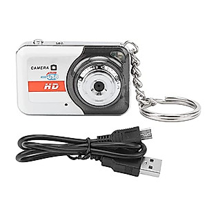Digital Camera, Mini Thumb Camera, Portable Video Camera with Motion Detection, Point and Shoot Digital Cameras, Fashion Mini DV Camera for Teens Students Kids (Silver Gray)