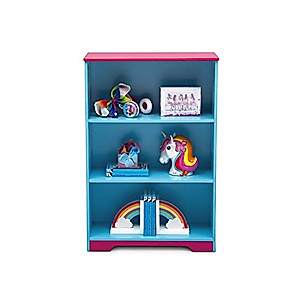 Delta Children Deluxe 3-Shelf Bookcase - Ideal for Books, Decor, Homeschooling & More - Greenguard Gold Certified, JoJo Siwa