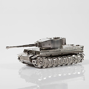 METAL-TIME PONDEROUS Panzer, 3D Metal Tank Model Kits for Adults or Teens, DIY Metal Puzzle Model Kit, 3D Metal Model Brain Teaser Puzzle - Great Gift Idea, 188 PCS.