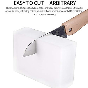 Dr.WOW (5Ct, 2-Pack Magic Cleaning Sponge 2X Compression, 2X Durable Extra Long Melamine Sponge Compression Type 4.33 * 3.15 * 0.79in