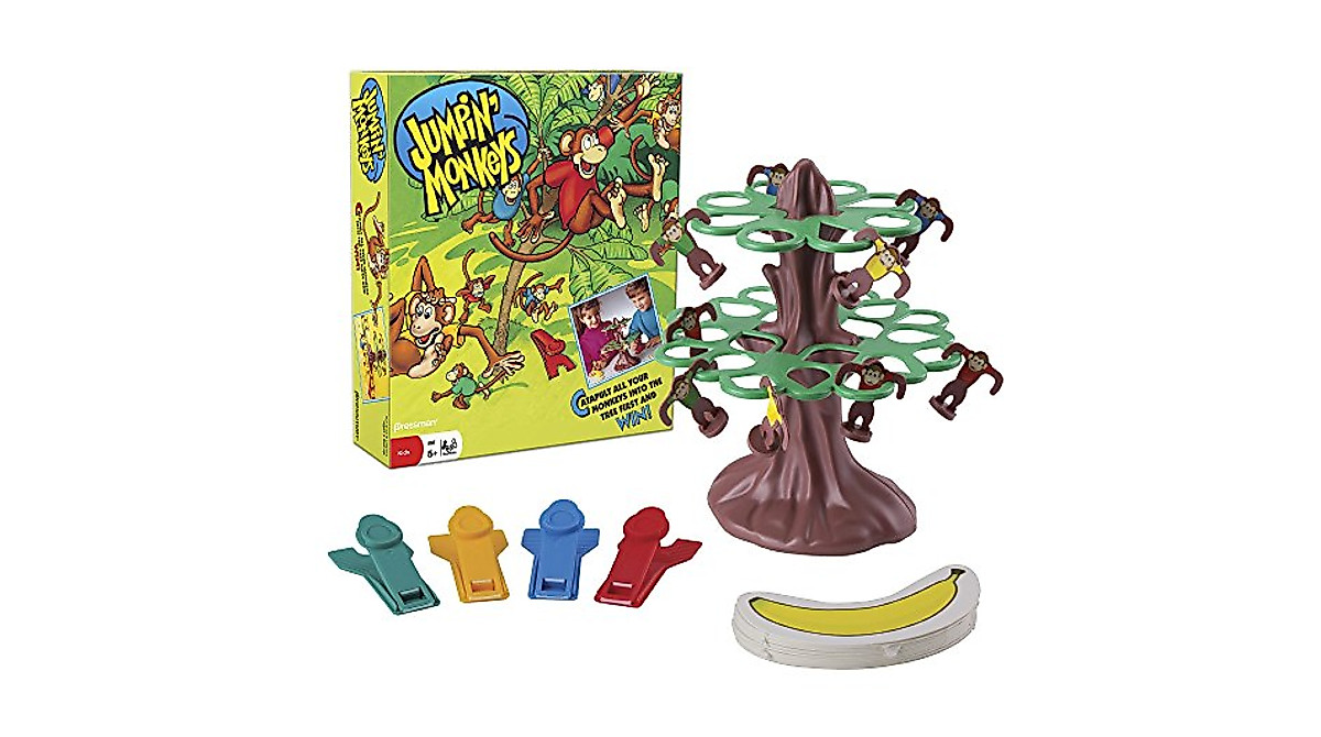 Pressman Jumpin' Monkeys Game - Catapult Fun for Kids
