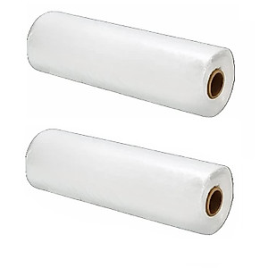 EcoQuality 10x15 Plastic Produce Bags on a Roll 500 Bags/Roll- Food Storage Roll Bags, Clear Plastic Bags for Vegetables, Food, Fruits, Bread, Pet Waste Bags, Grocery Bags, Supermarket Bags (1)