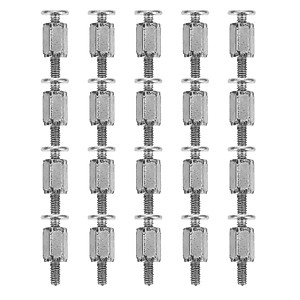 20 Pcs Msi Motherboard Screws Computer Accessory M.2 Screw M.2 Ssd Mounting Kit Screw for M.2 Ssd M.2 Ssd Mounting Screw Ssd Standoff Mounting Ssd Screw Computer Supply Hex Nut