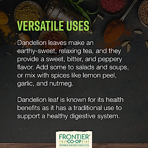 Frontier Co-op Organic Cut & Sifted Dandelion Leaf 1lb